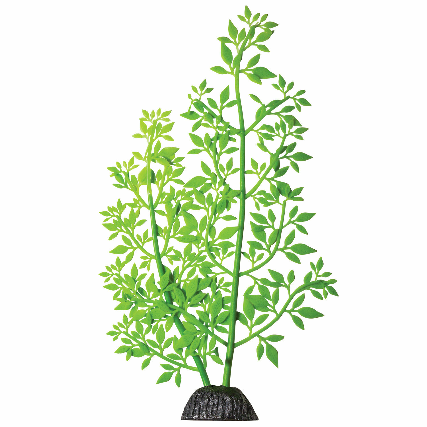 Декор для аквариума Растение силиконовое "Цератоптерис", зеленое, 19см, Laguna AQUA