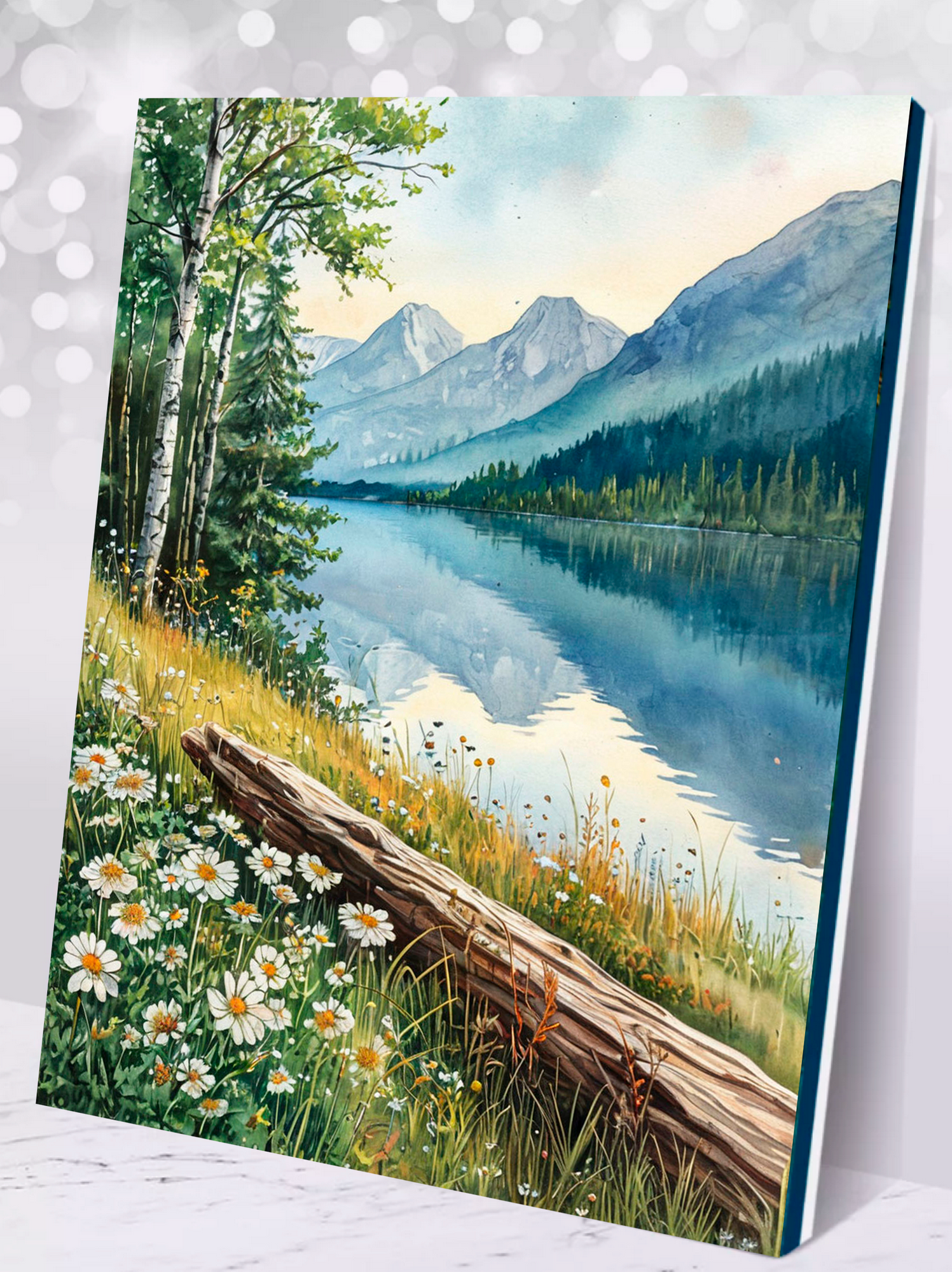 Картина по номерам Тихая река 40х50 см, хлопковый холст на подрамнике, акрил, Art Hobby Home