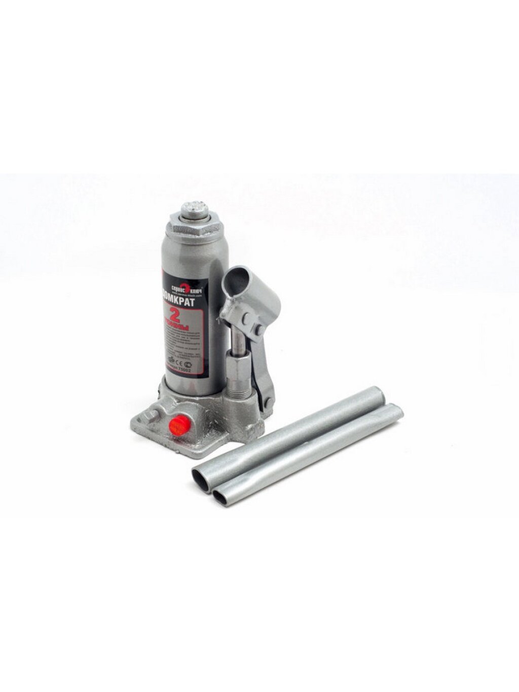 Домкрат бутылочный Сервис Ключ 75002 2 т 158-308 мм