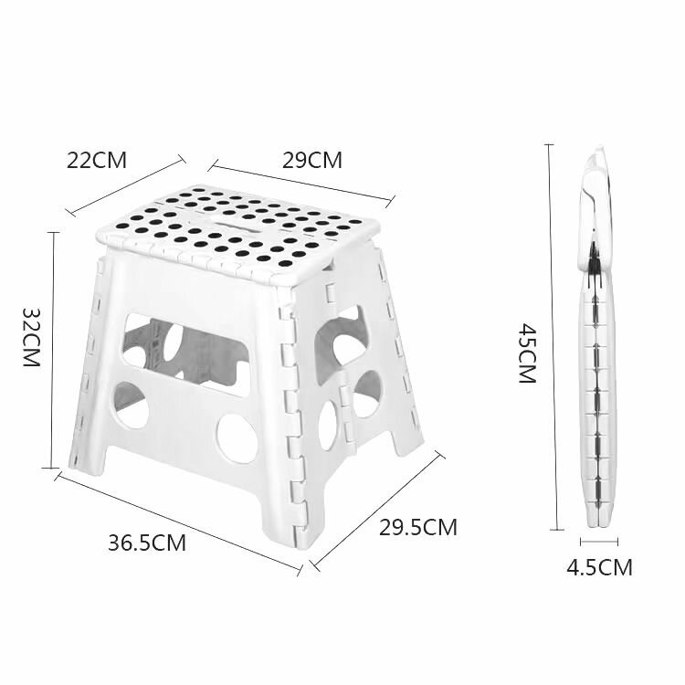 Складной табурет, портативный и практичный маленький табурет