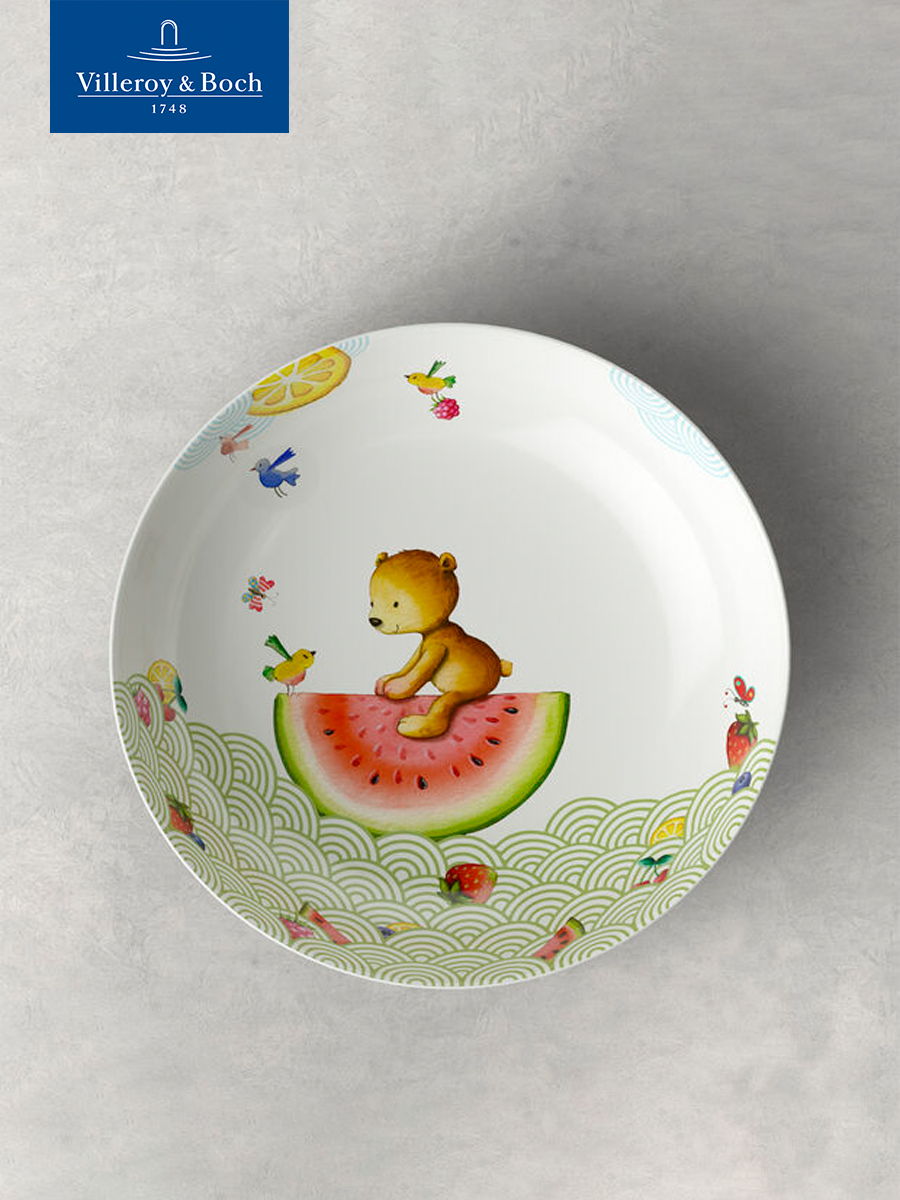 Тарелка глубокая детская 19 см, Hungry Bear, Villeroy & Boch, Премиум-Фарфор
