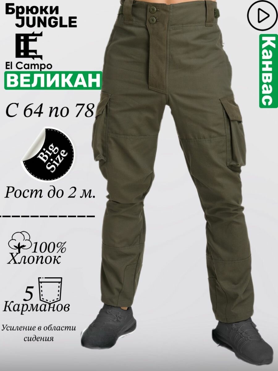 Брюки JUNGLE Великан EL Campo Большого размера