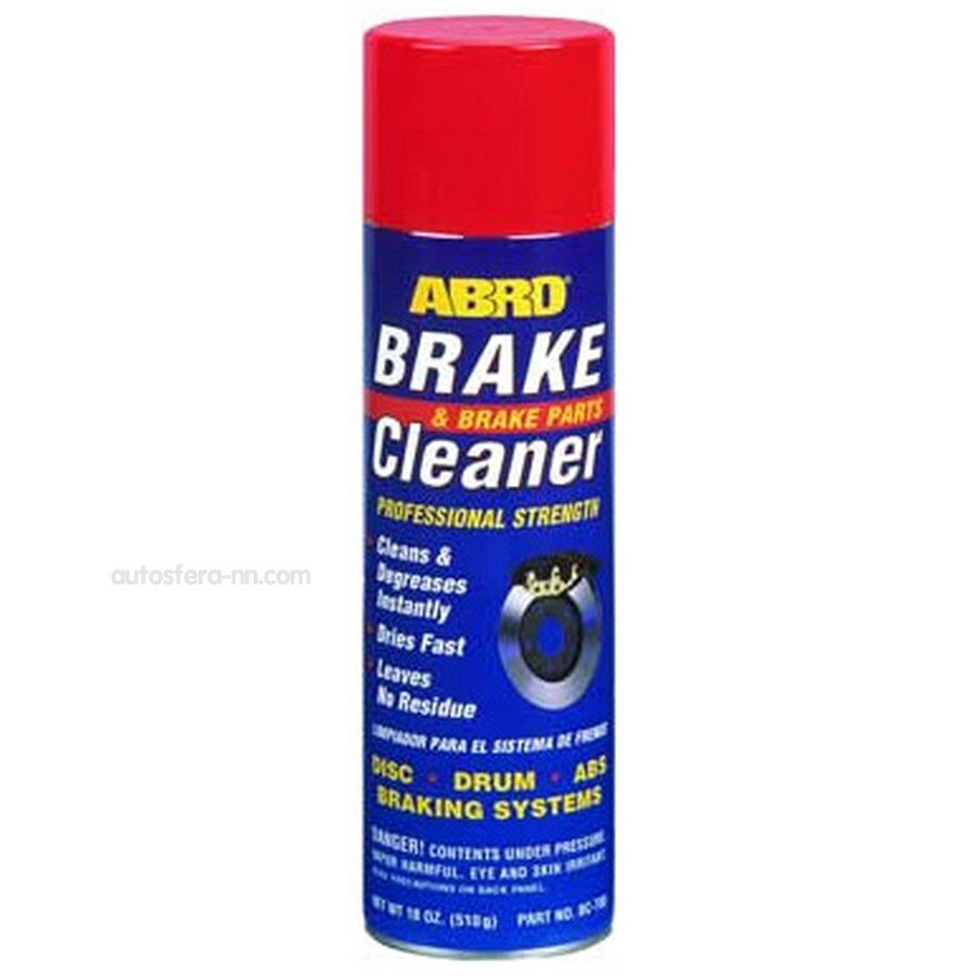 ABRO BC780 очиститель тормозных дисков! спрей 510г\