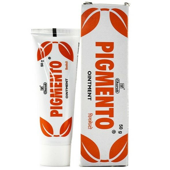 Мазь Пигменто Чарак от пигментации кожи Charak Pigmento, 50 г.