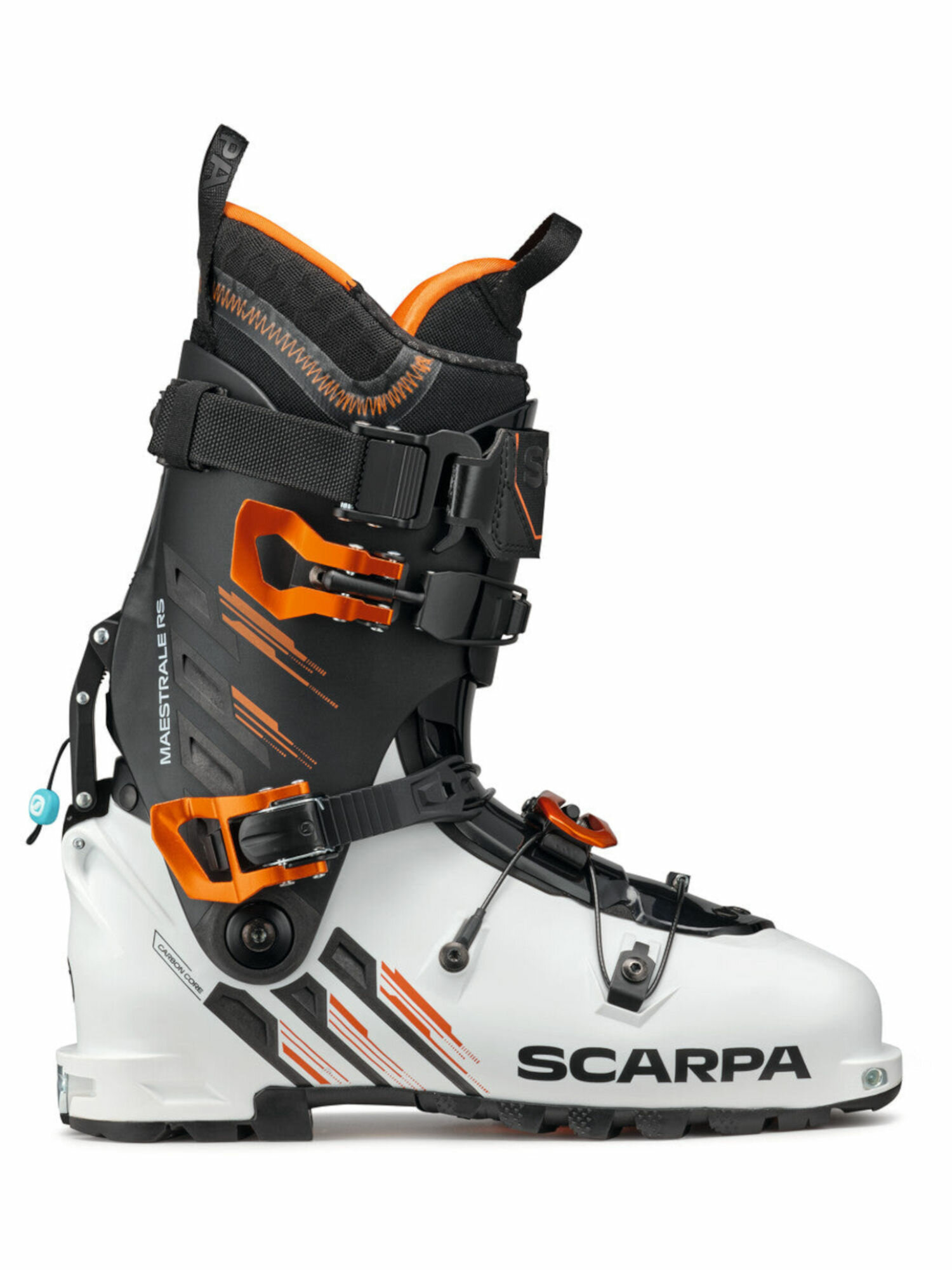 Горнолыжные ботинки SCARPA Maestrale RS White/Black/Orange (см:26,5)