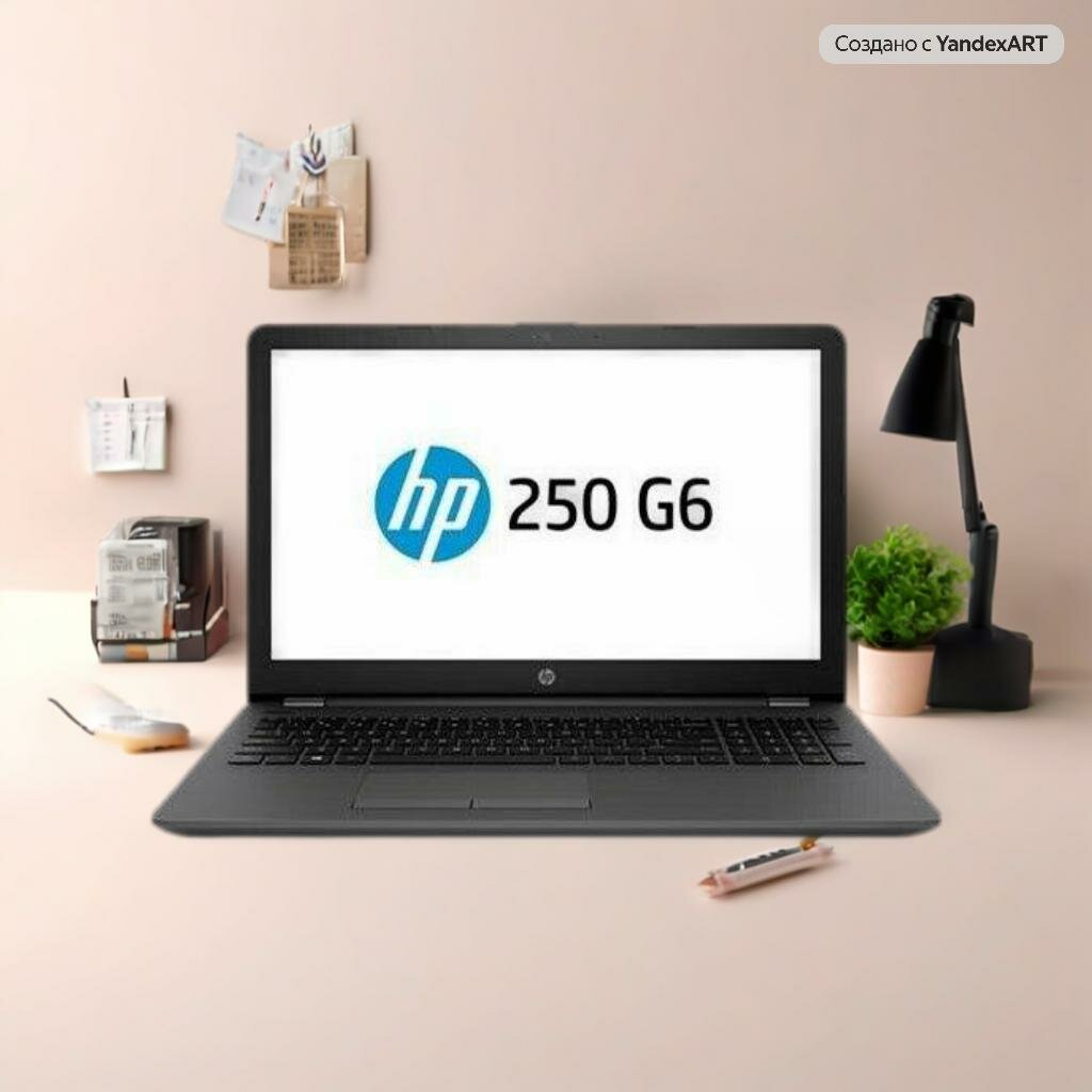 Ноутбук 15.6" HP 250 G6 Intel Core i3 7020U 2.3GHz/RAM 8Gb/SSD 256Gb/AMD Radeon R5 M330 2Gb/Износ АКБ 18%