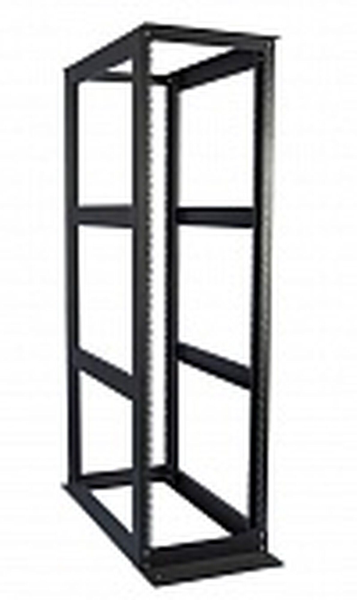 Hyperline ORV2-426-RAL9005 Открытая стойка 19-дюймовая (19"), 42U, высота 2065мм, двухрамная, размеры 550x600x42U, цвет чёрный (RAL 9005)