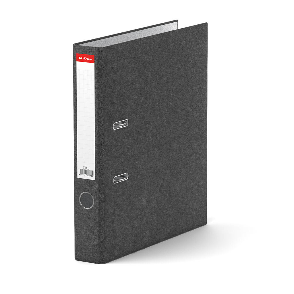Папка-Регистратор с арочным механизмом Basic серая А4 50мм ErichKrause
