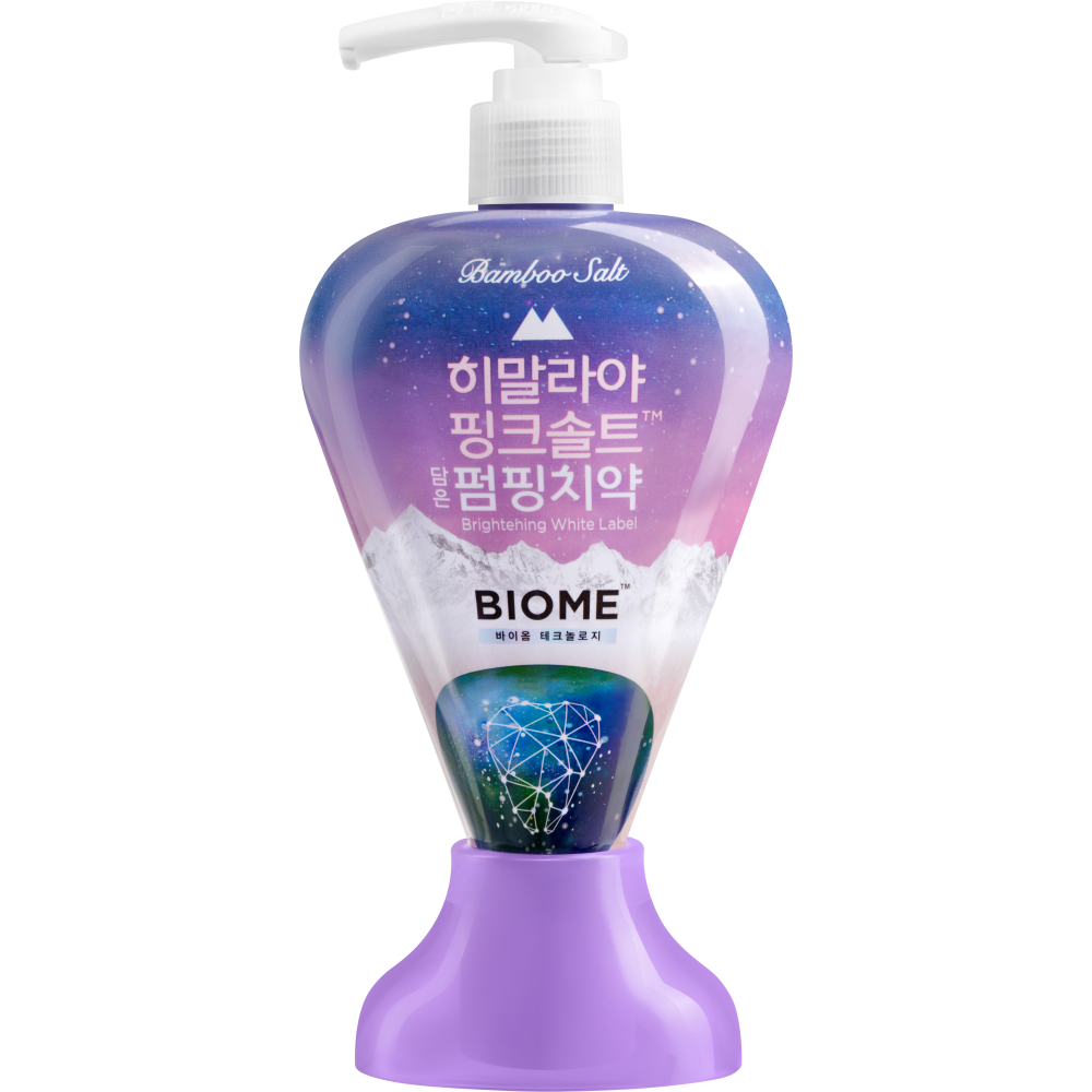PERIOE Зубная паста с розовой гималайской солью PERIOE PUMPING Himalaya Pink Salt BIOME, 285 гр