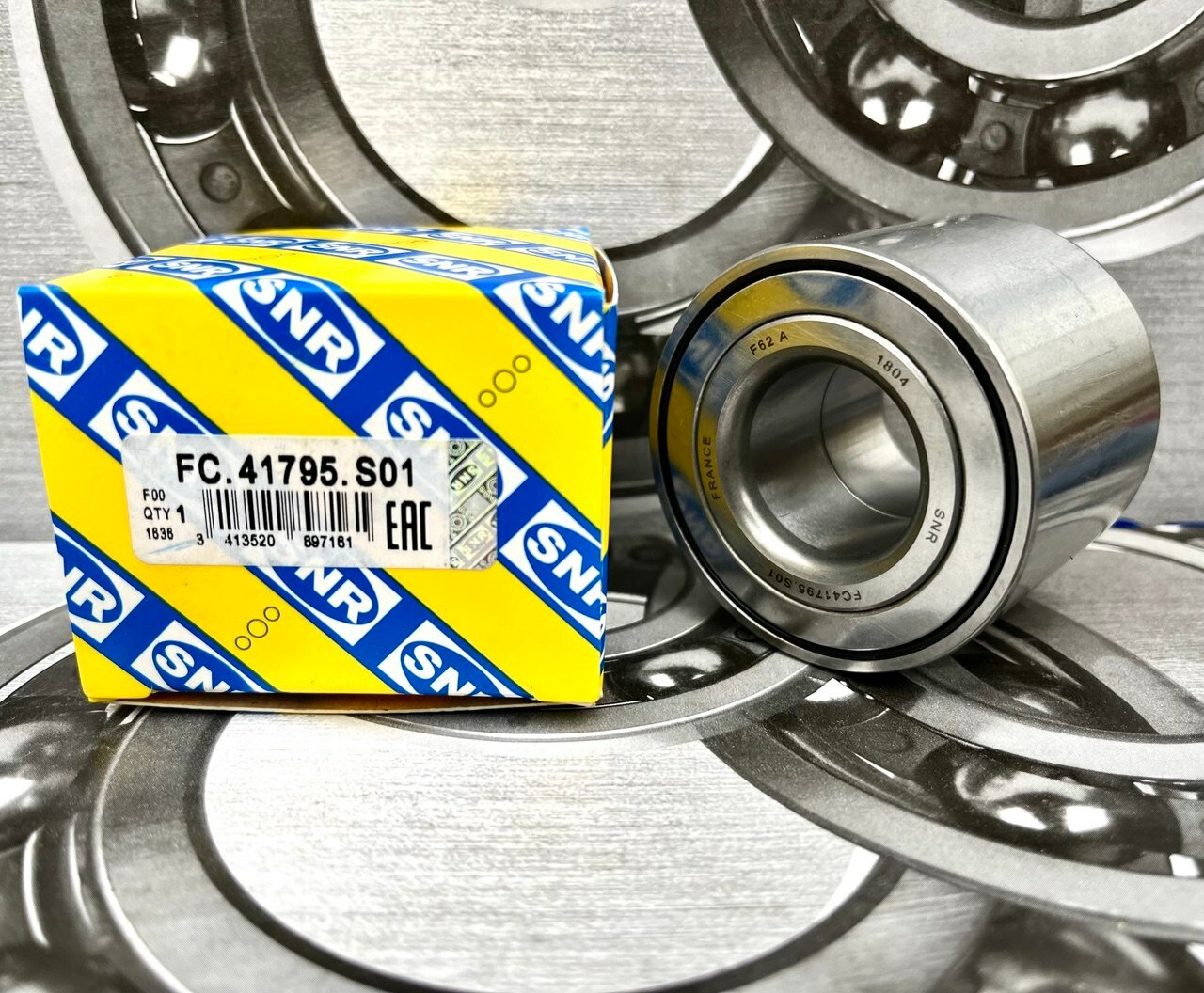 Подшипник задней ступицы SNR FC.41795. S01, для Веста, X-Ray, Renault Logan, Renault Sandero (25*55*43)