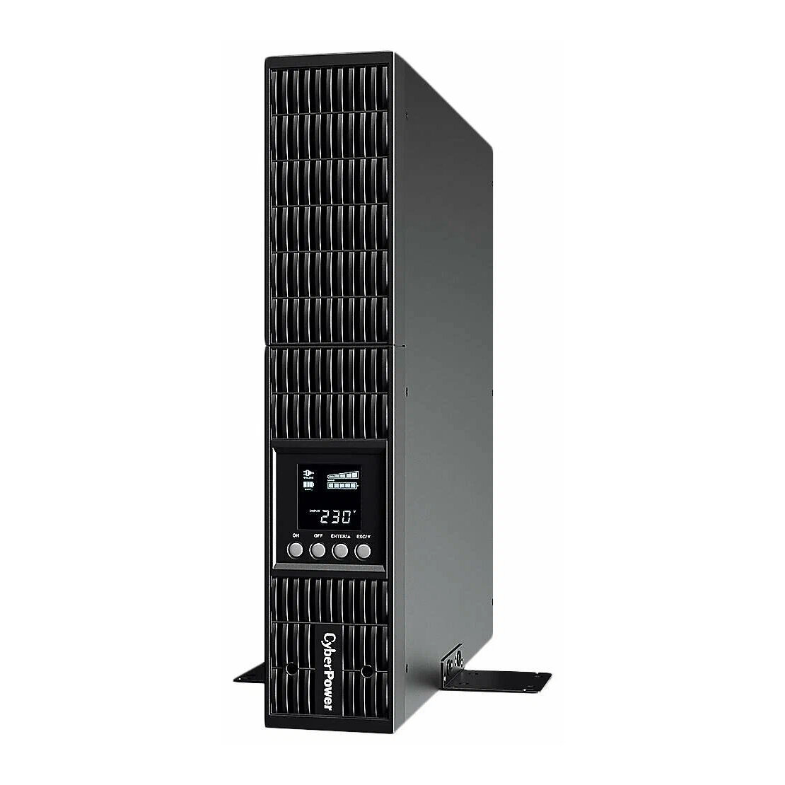 ИБП CyberPower Online OLS1000ERT2U 1000VA/900W USB/RS-232/EPO/SNMPslot/RJ11/45/ВБМ (6 IEC С13)