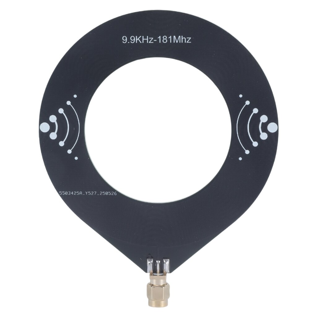 Круглые антенны, 10 кГц-180 МГц, FM-антенны, мини-петлевые антенны с мужским интерфейсом