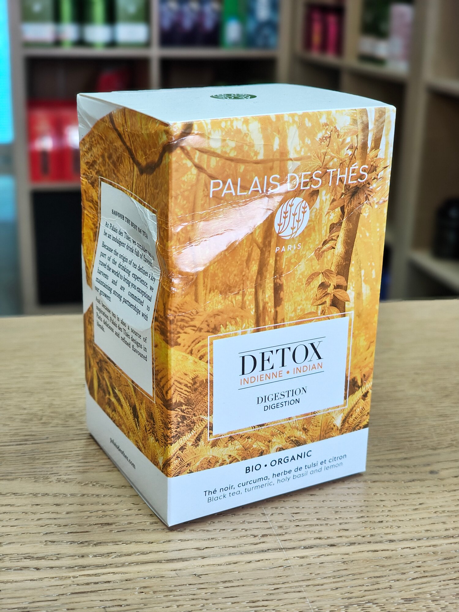 Уценка. Чай Palais des Thes Detox Индия, листовой, черный, 20 шт. в упак., 100 гр