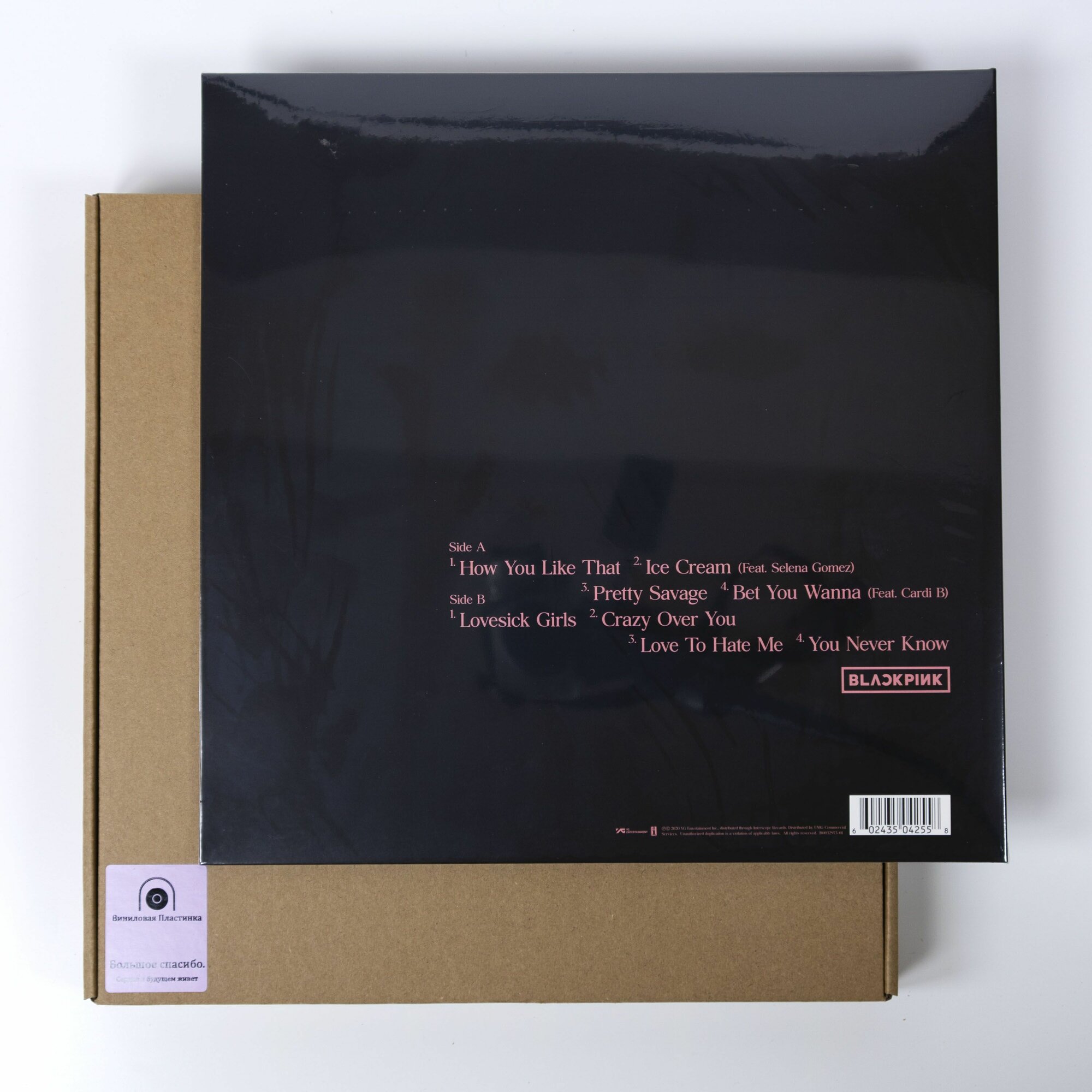 Виниловая Пластинка BLACKPINK Pink Vinyl LP, Подарок на любой повод