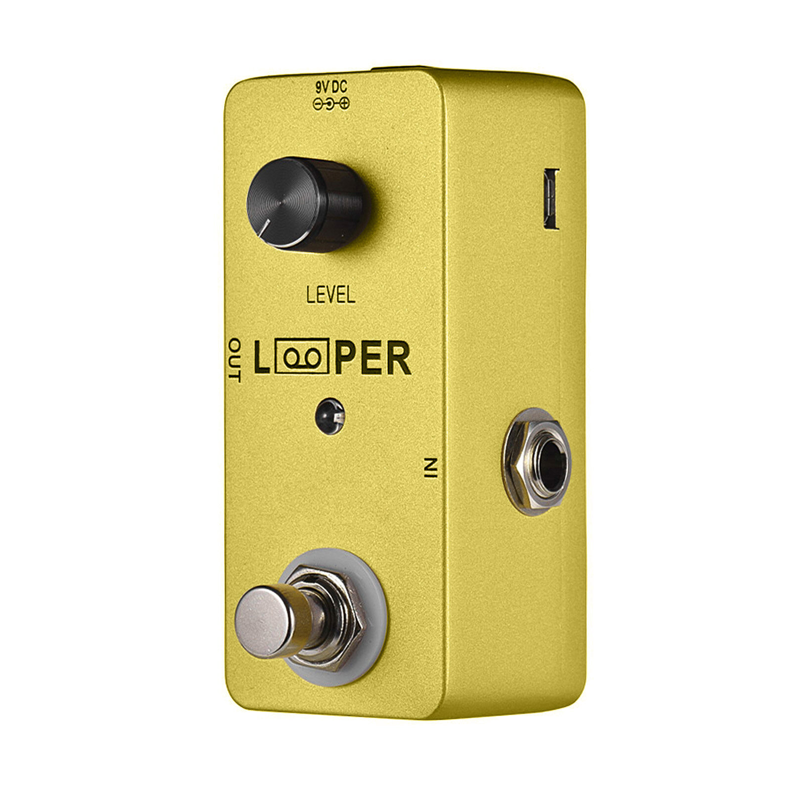 Мини-педаль гитарного лупера M-VAVE LOOPER с электрическим эффектом петли, временем записи 5 минут, неограниченным количеством наложений, цельнометаллическим корпусом, прочным корпусом