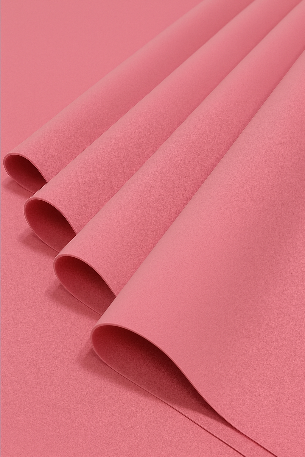 Фоамиран 1 мм 23.5*24 см. Цвет пудра розовая. Упаковка 8 листов. Материал для творчества