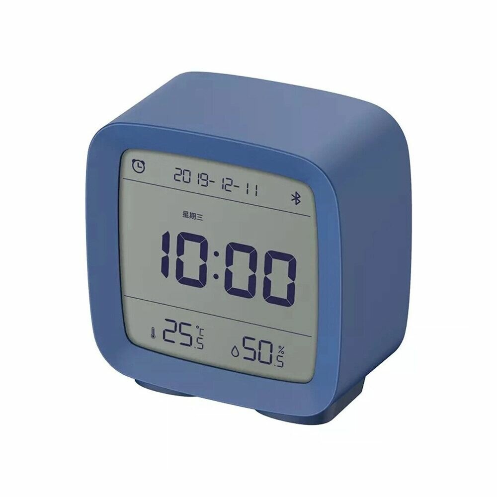 BT Будильник Мониторинг температуры и влажности Ночной свет 3 в 1 Многофункциональные часы