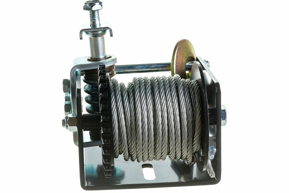 Ручная стационарная лебедка Jun Kaung трос 5мм. x4,6м. WC06-915A-2