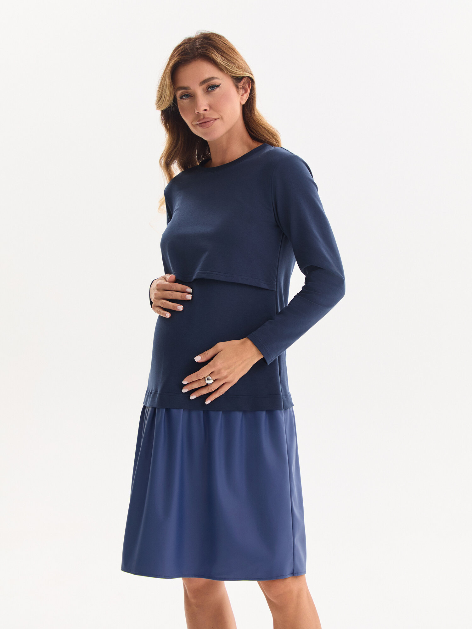 Платье для кормящих мам Осень-зима 2025