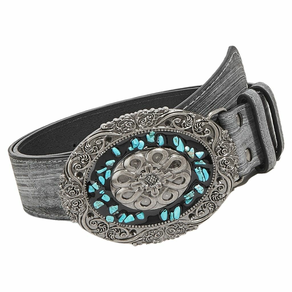 (1 штука) Женский широкий пояс в дворцовом стиле, инкрустированный драгоценными камнями-серый