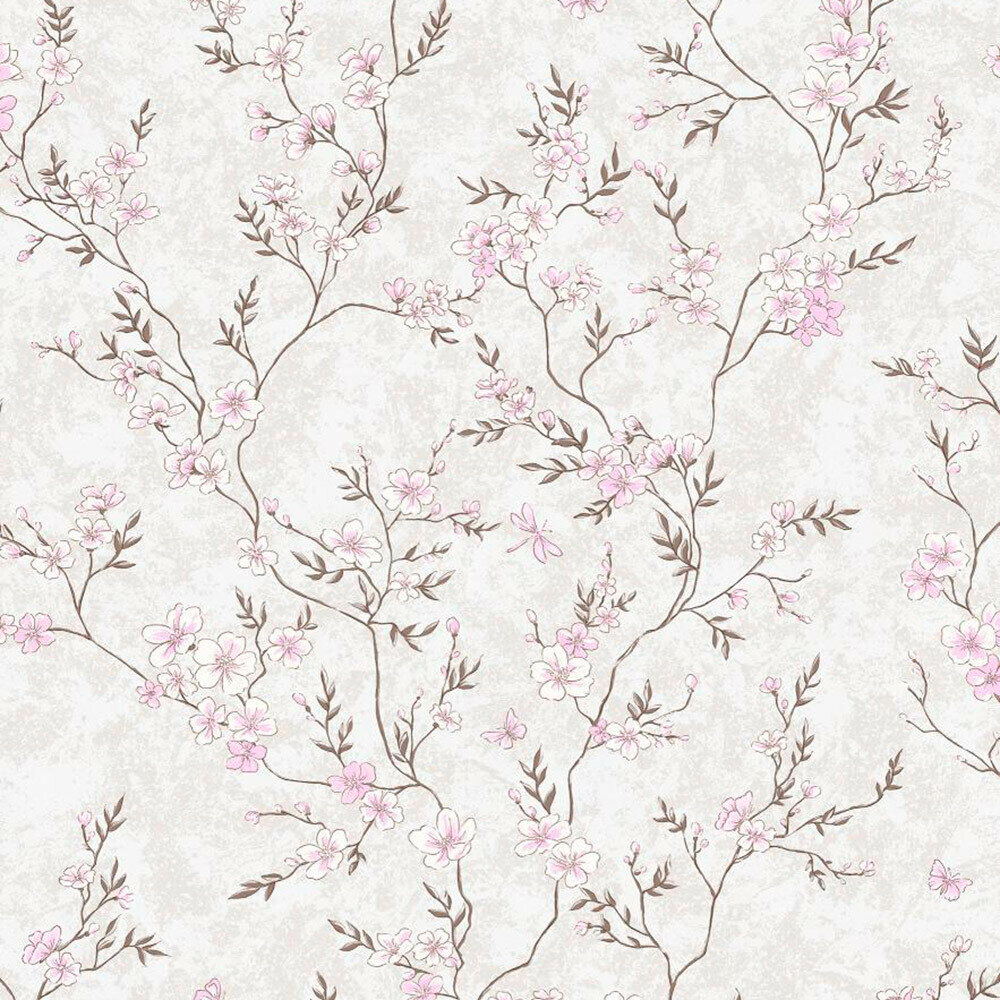 Обои бумажные Саратовские обои Виолетта Д1015-02 (0,53х10,05 м)