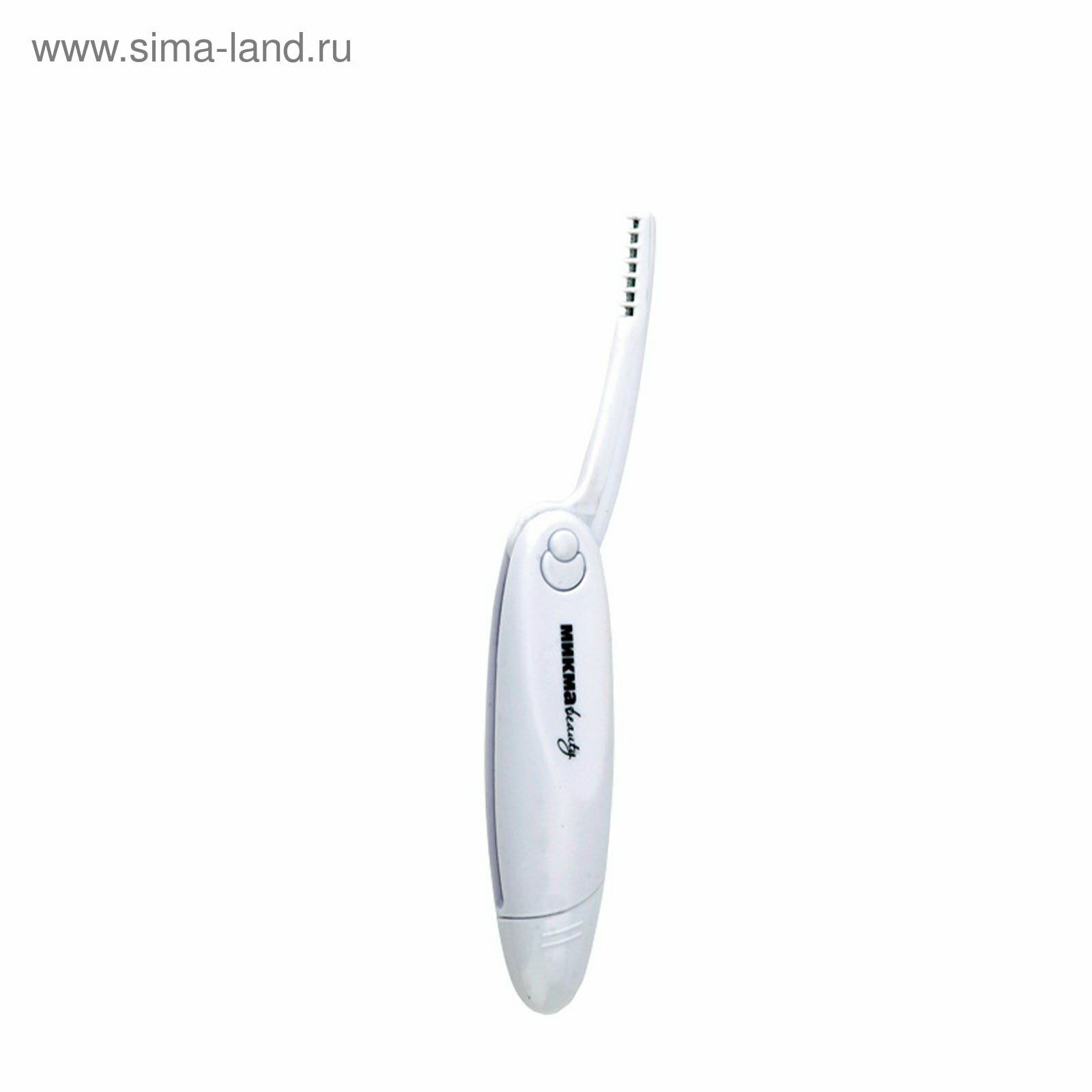 Плойка для ресниц ИП 2202, 1.5? Вт, от батарейки 1xAA, белая, цвет: белый