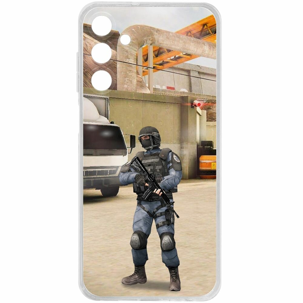 Чехол-накладка Krutoff Clear Case Cтандофф 2 (Standoff 2) - GIGN для Samsung Galaxy A15 4G (A155)