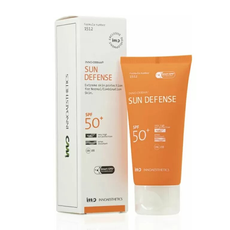 INNO-DERMA Sun Defense SPF50+, INNO-DERMA Солнцезащитный крем SPF 50+ 60 гр