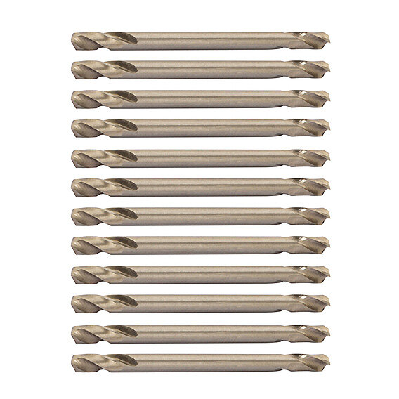 Сверло по металлу двустороннее спиральное 3,2х49 мм под заклепки (10 шт.)