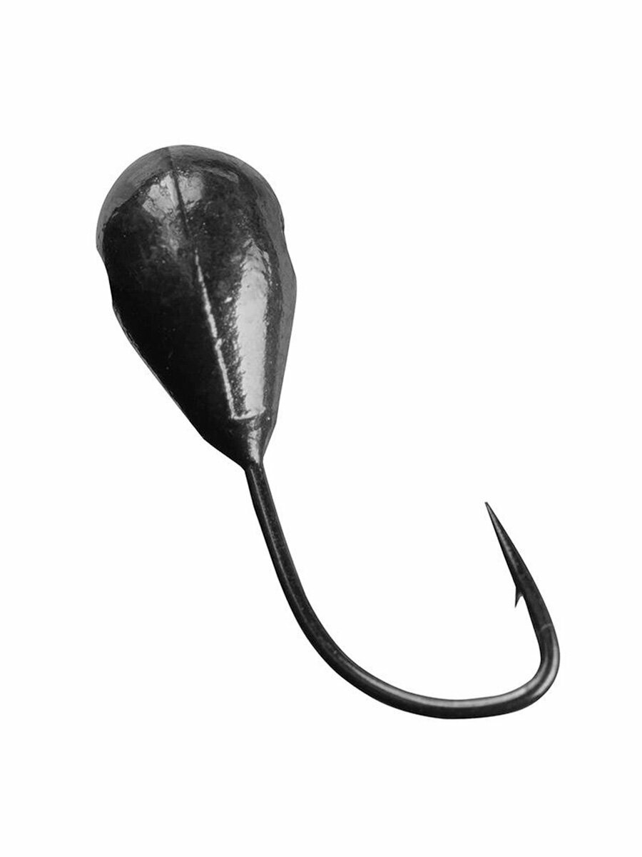 Мормышка Helios вольфрамовая Капля с отверстием 3мм 0,30гр Bn (MW-1230-Bn), 10 штук в упаковке