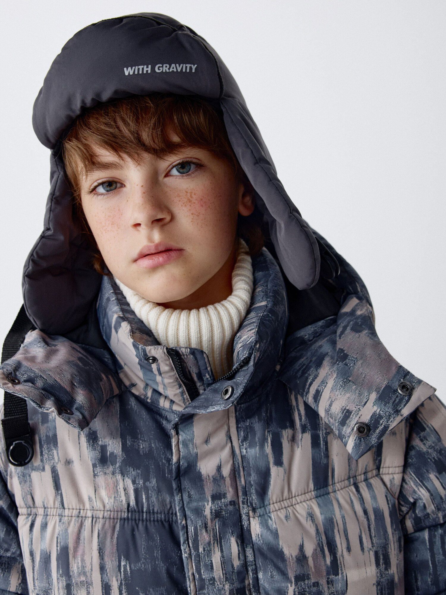 Шапка-ушанка для мальчиков