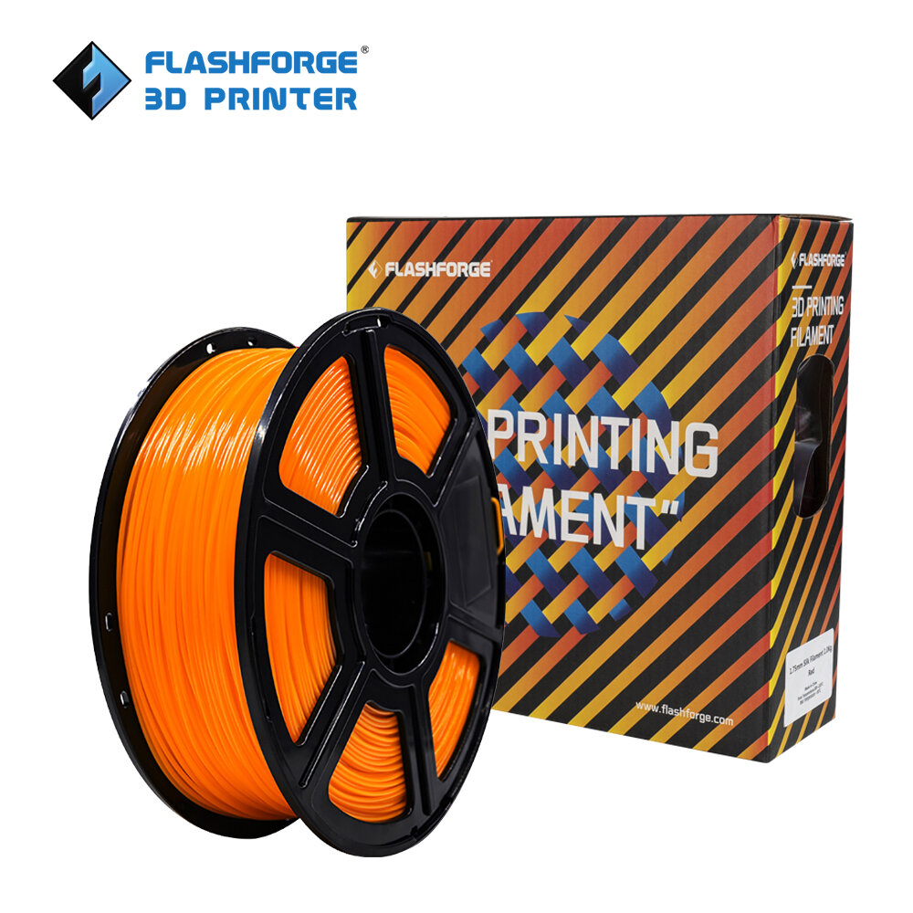 Филамент FLASHFORGE PLA Материалы расходные для 3D-принтера 1.75mm 1 кг Оранжевый Плавная печать сильная устойчивость