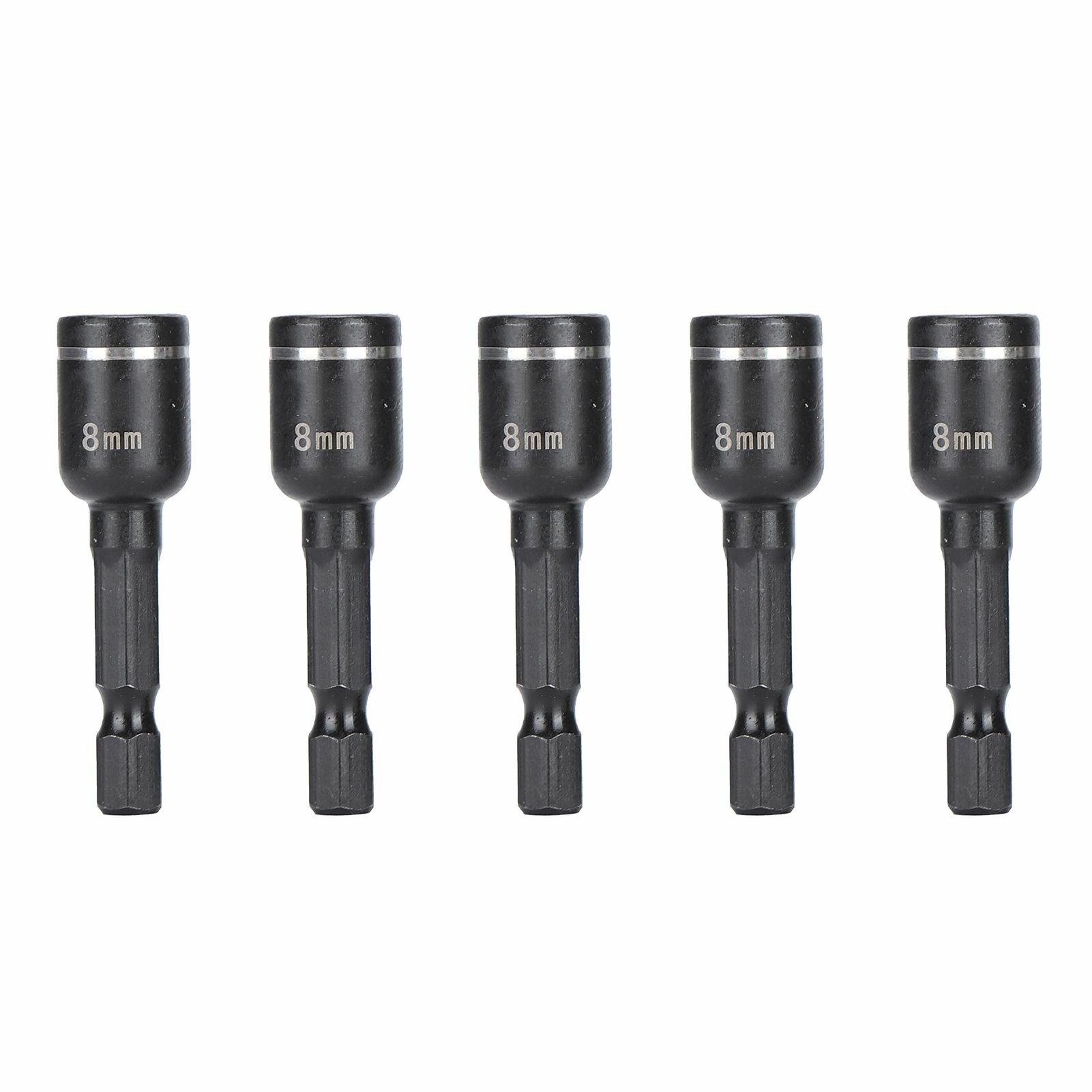 Набор 5 шт: торцевые биты с шестигранной магнитной гайковертой, для ручки электроотвертки