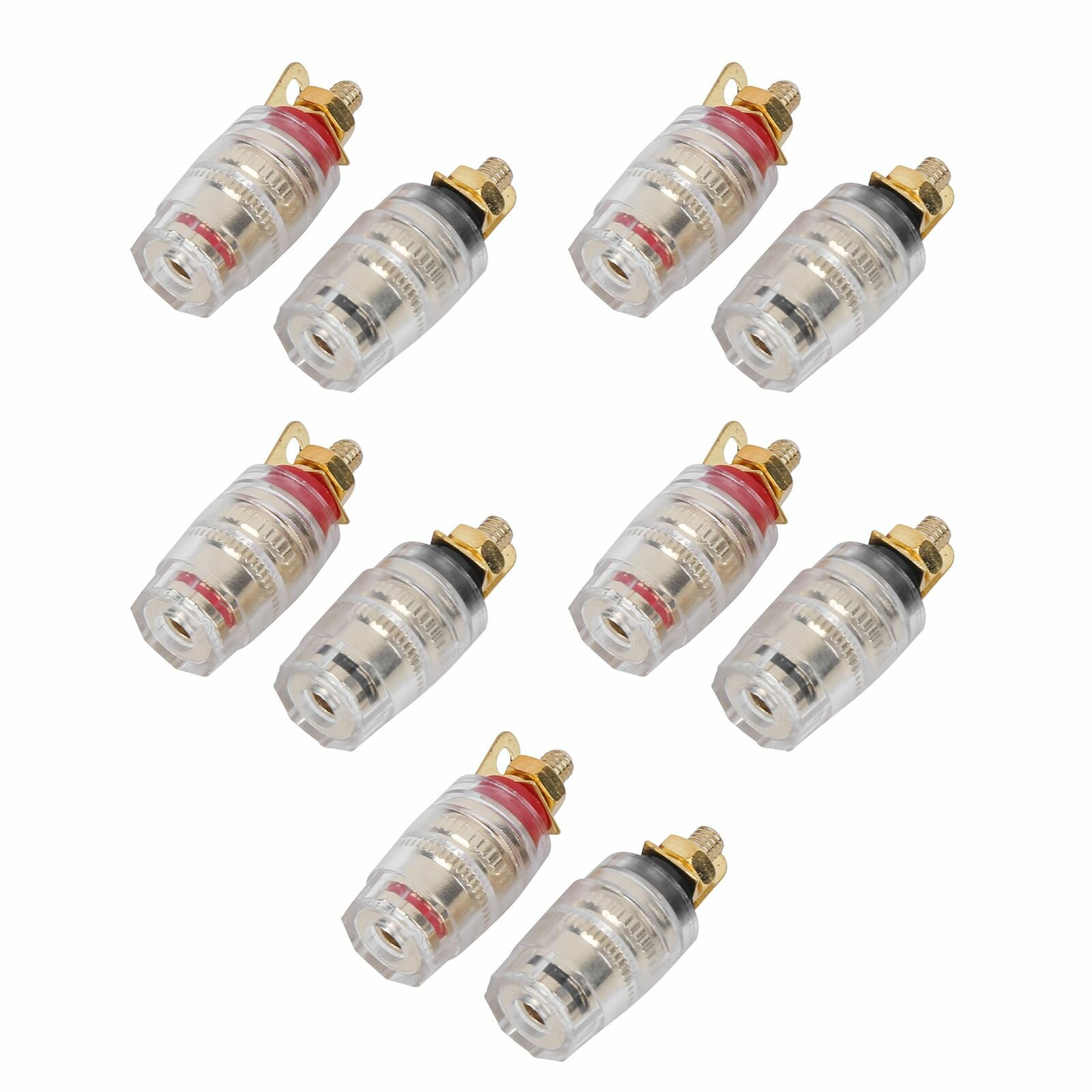 10 шт. позолоченный разъем усилителя динамика, соединительный разъем типа банан