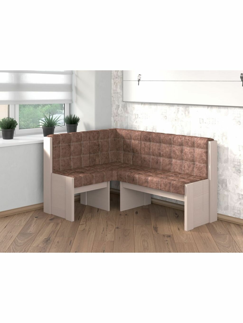 Кухонная скамья Квадро 146/106х52х86 см