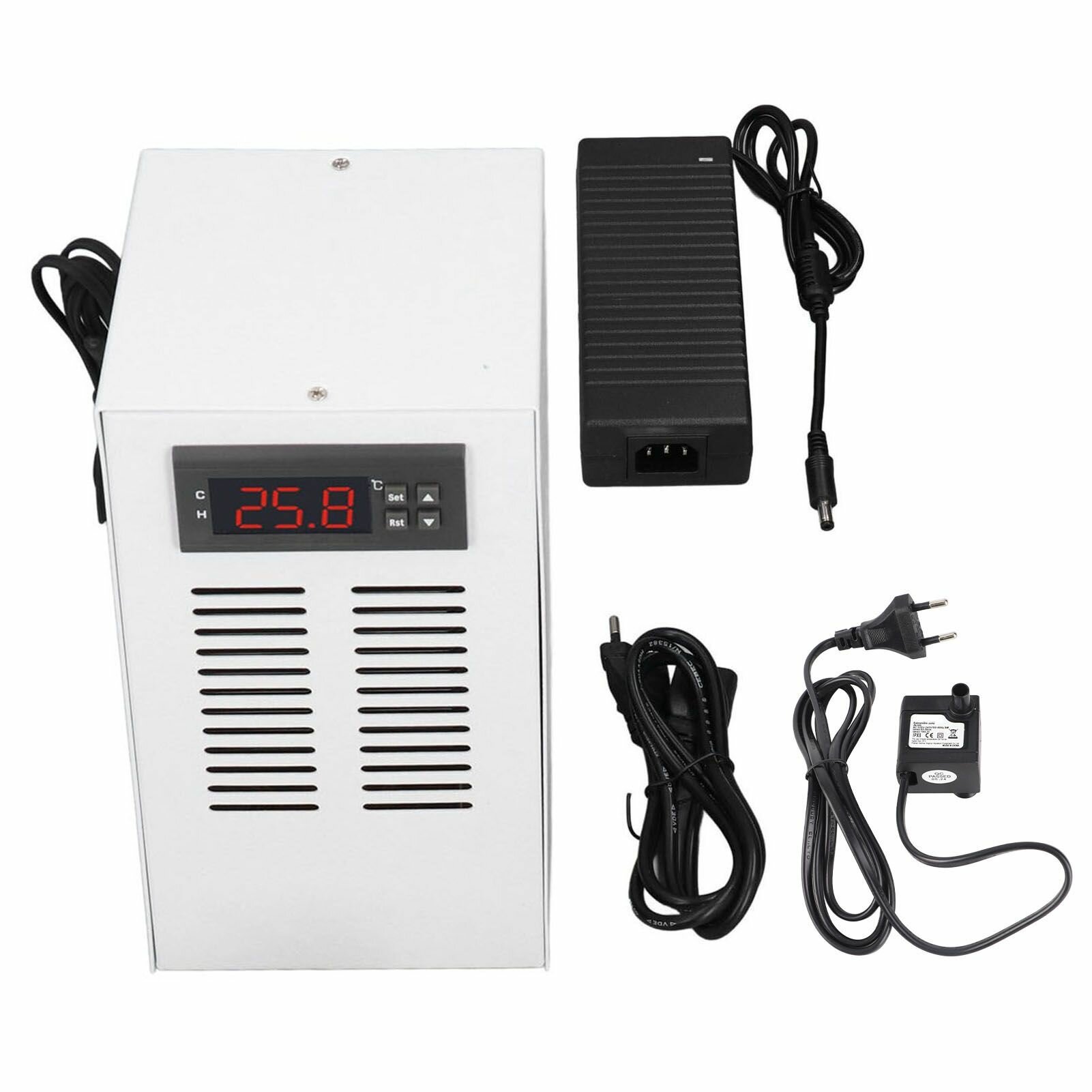 Аквариумный чиллер, 72 Вт, 20Л, 3Л/мин, 30-35 дБ, EU Plug