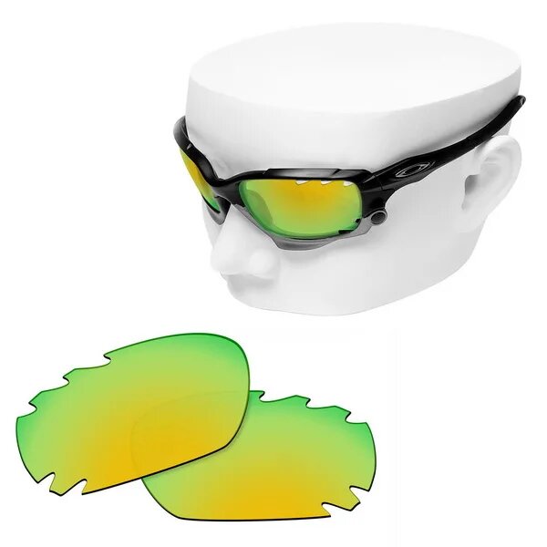 Поляризованные линзы OOWLIT для Oakley Jawbone 24K Gold Mirror, Белый