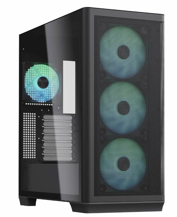 Компьютерный корпус Aerocool APNX Creator C1 C1-BK-v1 (APCM-CR01043.11) черный - Full Tower, ATX, USB 3.2 Gen 1 Type-A, USB 3.2 Gen 2 Type-A