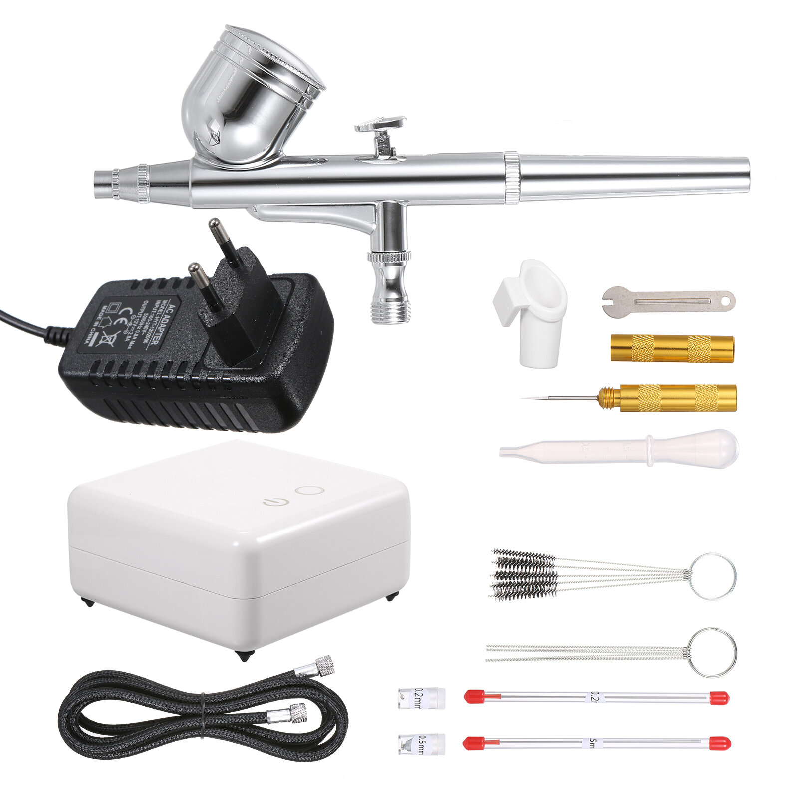 Многоцелевой аэрограф Мини-компрессор для аэрографа Гравитационная воздушная щетка