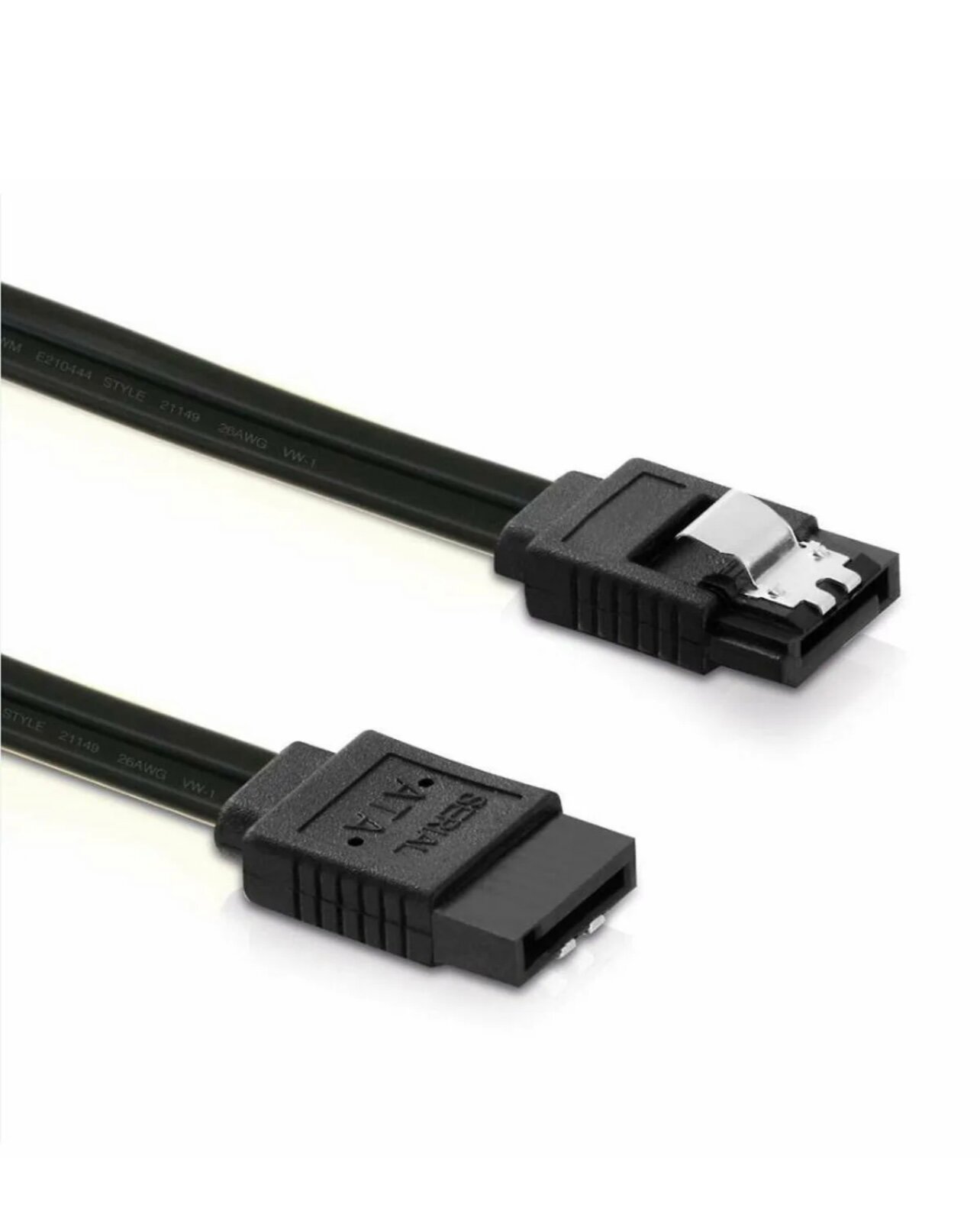 Кабель SATA SuperMicro CBL-0044L, плоский, 5.75см, позолоченные контакты, красный, черный