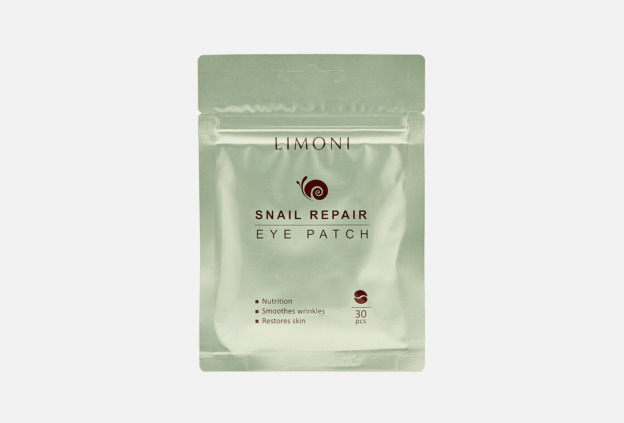 Патчи для век восстанавливающие с экстарктом секреции улитки LIMONI Snail Repair Eye Patch