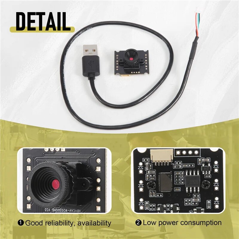 ABZZ USB камера модуль OV9726 1Мп черный