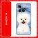 Силиконовый чехол на Xiaomi 14 / Сяоми 14 с принтом Белый пёсик