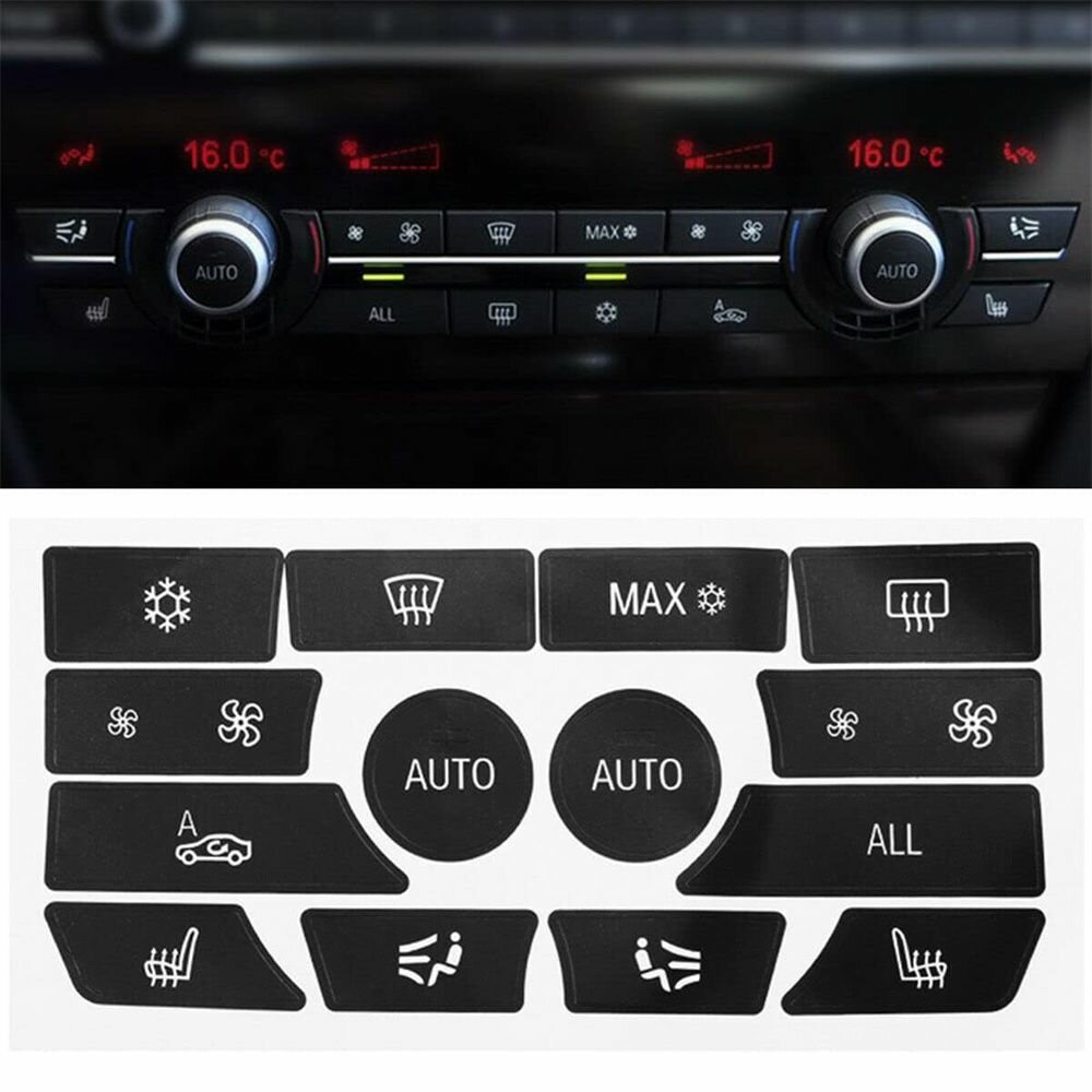 Наклейки Для Ремонта Кнопок Климат-контроля Для BMW 5 6 7 F10 F01 F12