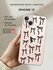 Чехол на Apple iPhone 13 / Айфон 13 с принтом "Black bows", прозрачный