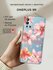Чехол на OnePlus 9R / ВанПлас 9R с принтом "Тропические соцветия", прозрачный