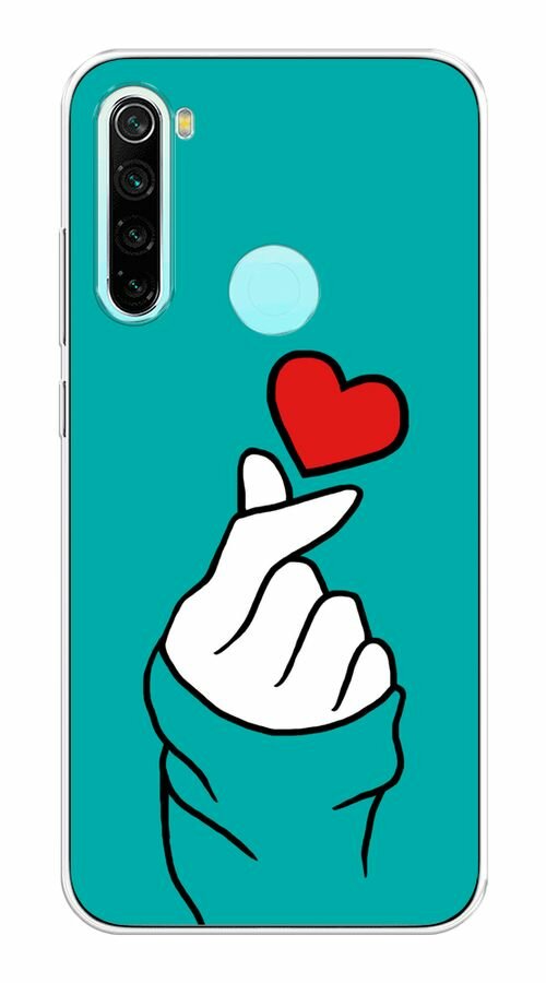 Чехол на Xiaomi Redmi Note 8 / Сяоми Редми Нот 8 с принтом "Маленькое сердечко"