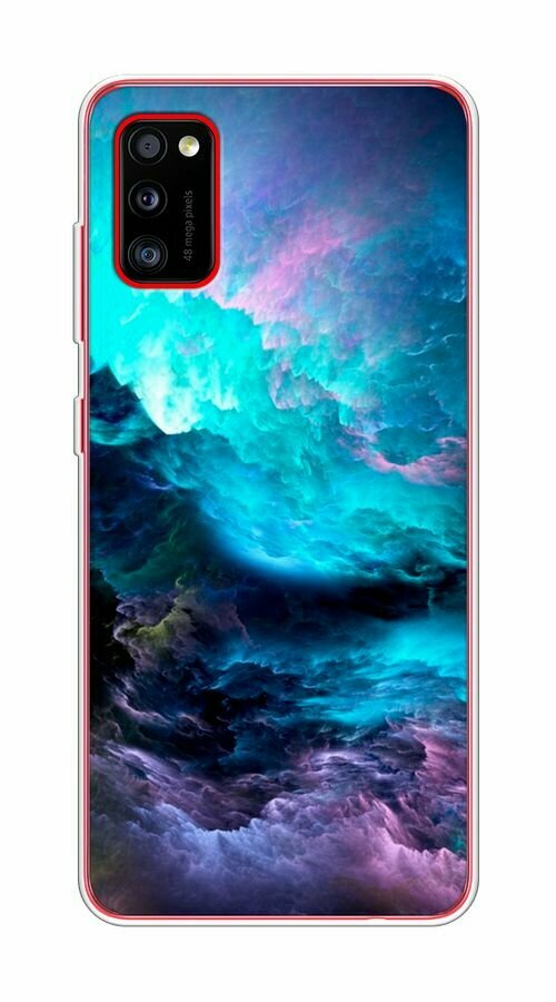 Чехол на Samsung Galaxy A41 / Самсунг Галакси А41 с принтом "Бирюзовое небо"