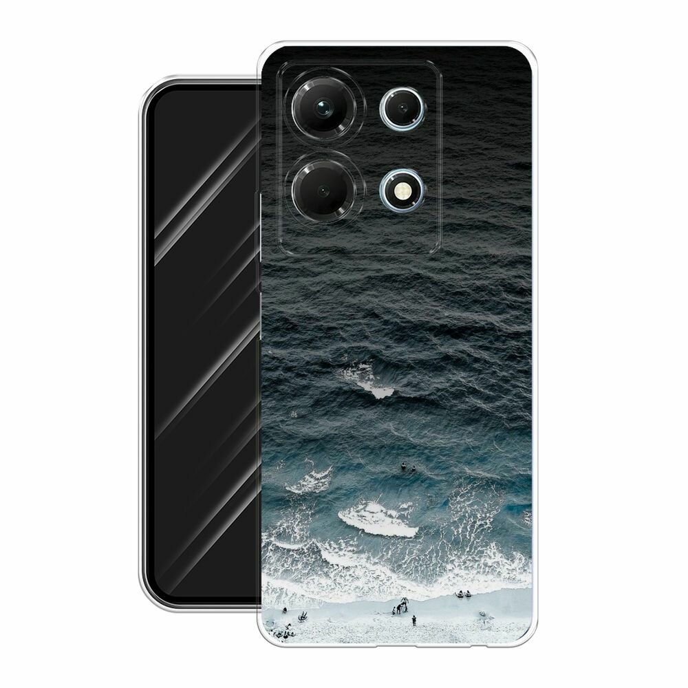 Чехол на Infinix Note 30 4G / Инфиникс Нот 30 4G с принтом Волны на море — фото 1
