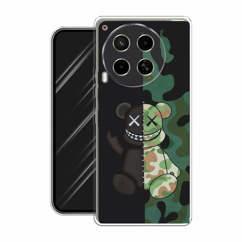 Чехол на Tecno Camon 30 5G / Текно Камон 30 5G с принтом "KAWS 23 февраля 1" — фото 1